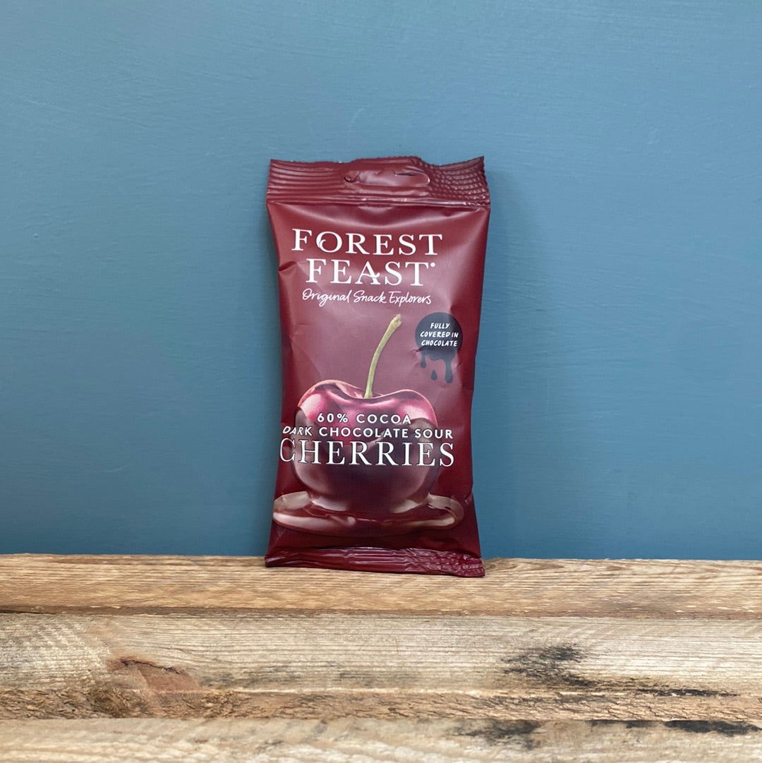 Forest Feast Dark Chocolate cherries 40g – Harris and Co
