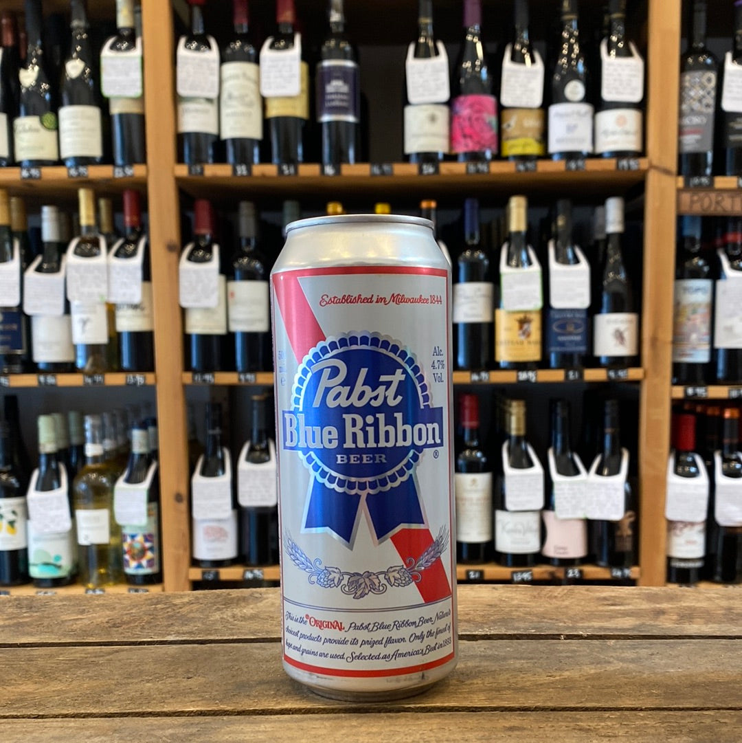 Pabst Blue Ribbon 500ml, Milwaukee, USA (4.7%) – Harris and Co