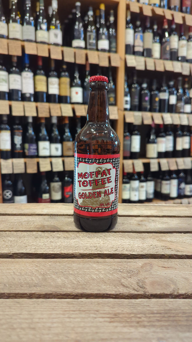 Moffat Toffee Golden Ale 500ml, Sulwath Brewery (4.5%) – Harris and Co