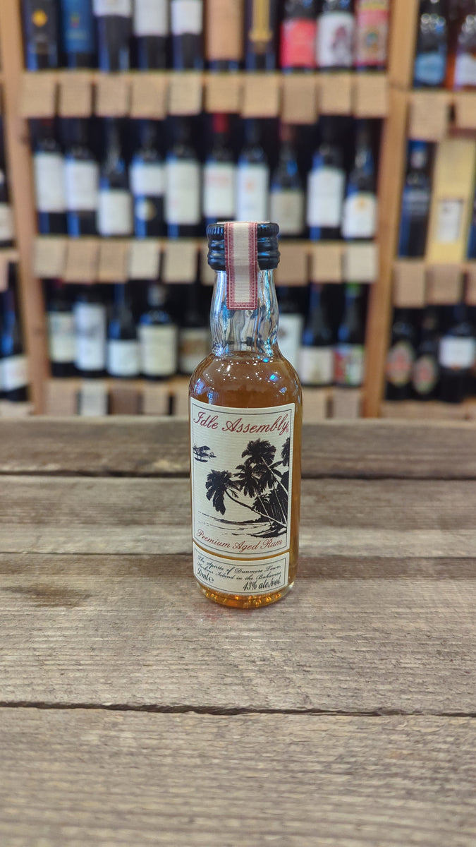 Idle Assembly Premium Aged Rum 5cl, Caribbean & Latin America (43% ...
